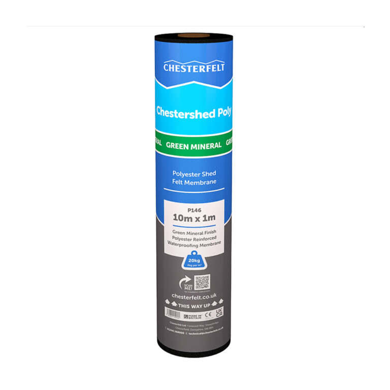 Chesterfelt Polyester Reinforced Shed Roofing Felt - Green 10m x 1m ...