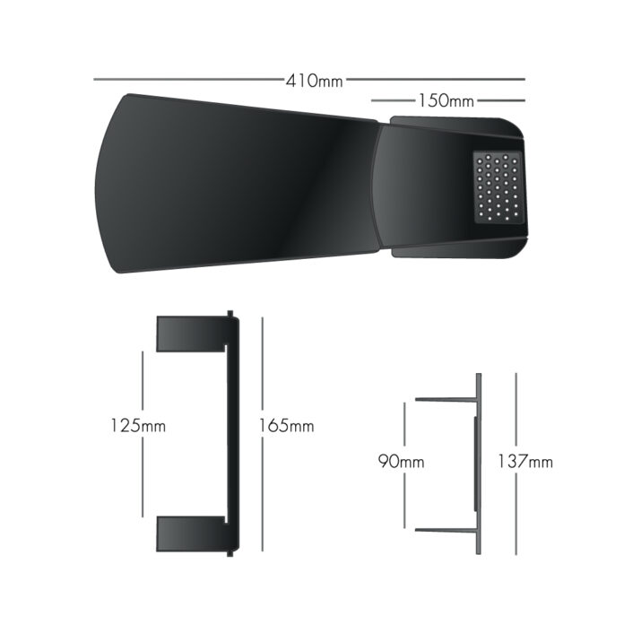 Easy-Trim Universal Dry Verge System Black (Pallet of 800) - ERoofing