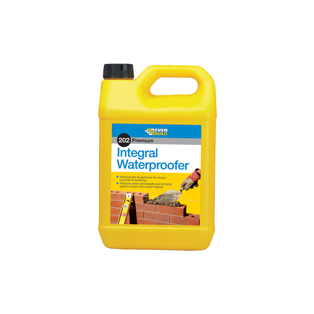 Everbuild 202 Integral Liquid Waterproofer – 5 Litre - ERoofing