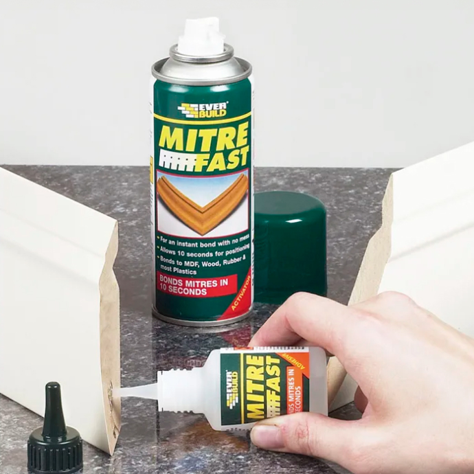 Everbuild Mitre Fast Industrial Kit Superglue & Activator - ERoofing