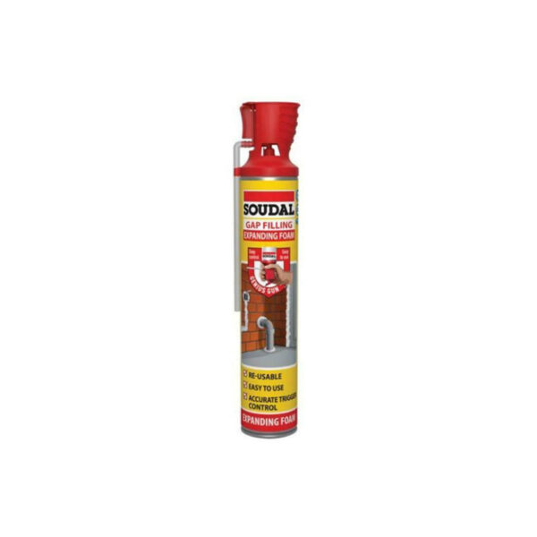 Soudal Genius Gun Gap Filling Foam - 750ml - ERoofing