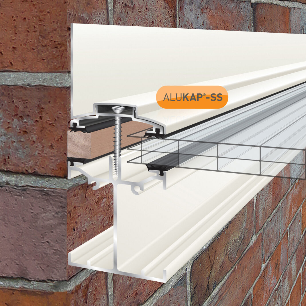 ALUKAP-SS Low Profile Wall Bar, White or Brown - ERoofing