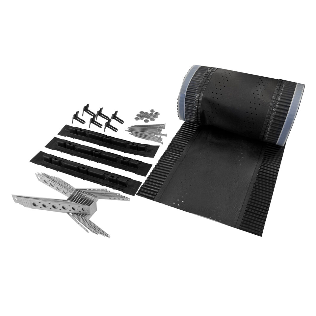 ERidge Dry Fix Ridge System Black – 6m Kit - ERoofing