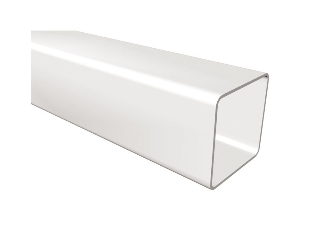 Freeflow 65mm Square Down Pipe - White 2.75 metre - ERoofing