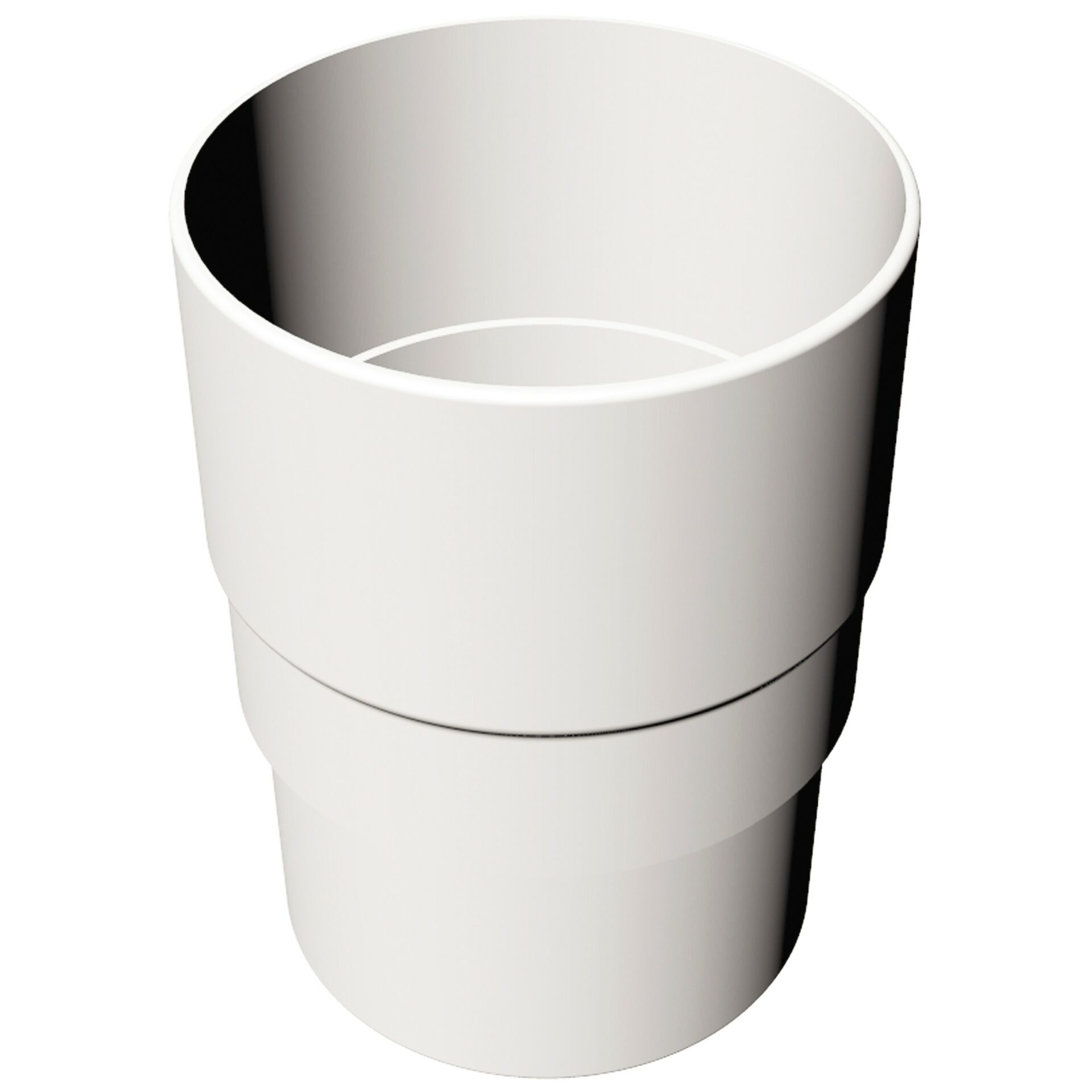 Freeflow 68mm Round Down Pipe Connector - White - ERoofing