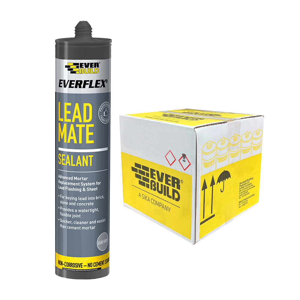 Everbuild Everflex Lead Mate Sealant Grey - 295 ml (Box of 25) - ERoofing