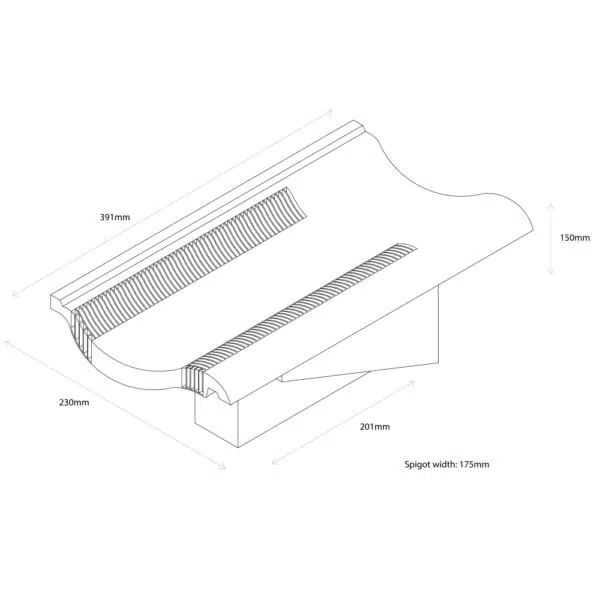 Hambleside Danelaw Single Pantile Roof Tile Vent, TV10/8 - Terracotta ...