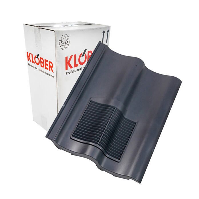 Klober Double Pantile Vent - Slate Grey KG9858-3-0429 (Box of 10 ...