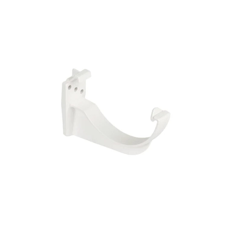 FloPlast Half Round Fascia Bracket, White – 112mm - ERoofing