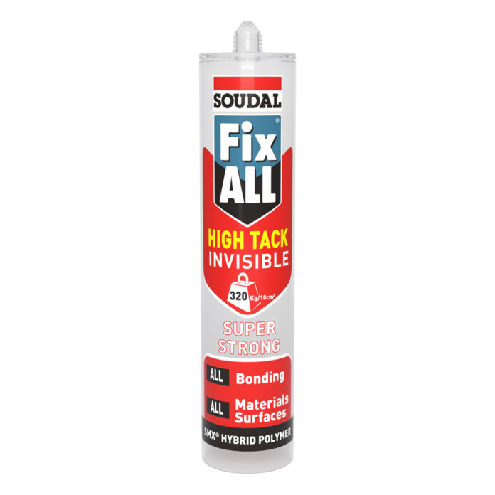 Soudal Fix ALL High Tack Hybrid Sealant - Invisible 290ml - ERoofing