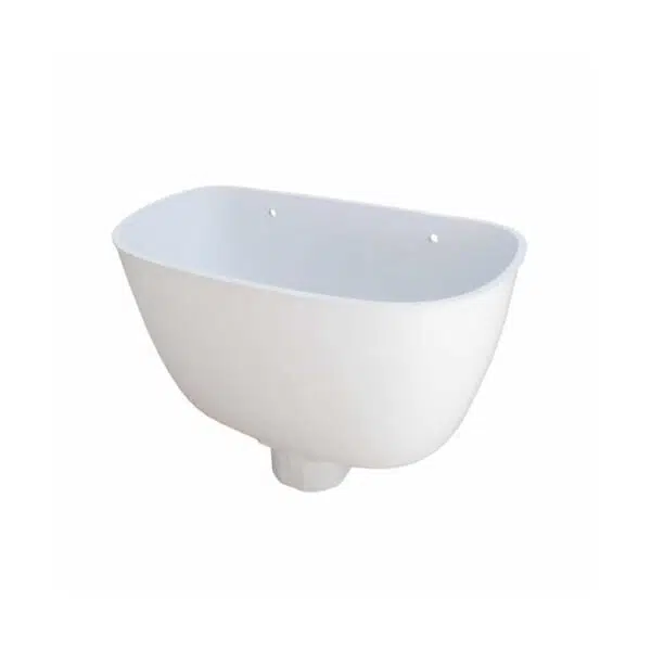 Freeflow 114mm Round Gutter Drain Pipe Hopper - White - ERoofing