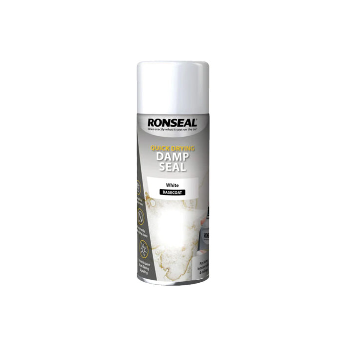 Ronseal Damp Seal Aerosol - White 400ml - ERoofing