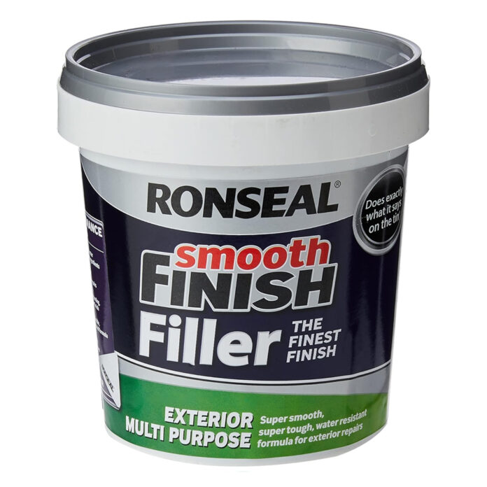 Ronseal Exterior Multi-Purpose Smooth Finish Filler - Grey 1.2Kg - ERoofing