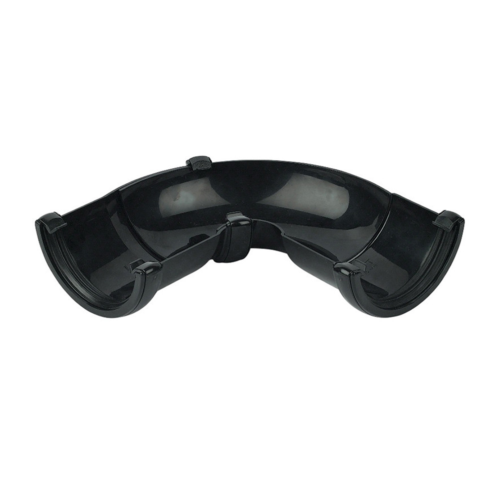 FloPlast Black Half Round Adjustable Angle - 50° to 156° - ERoofing