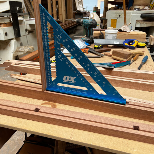 OX Pro Aluminium Metric Rafters Square - 180mm - ERoofing