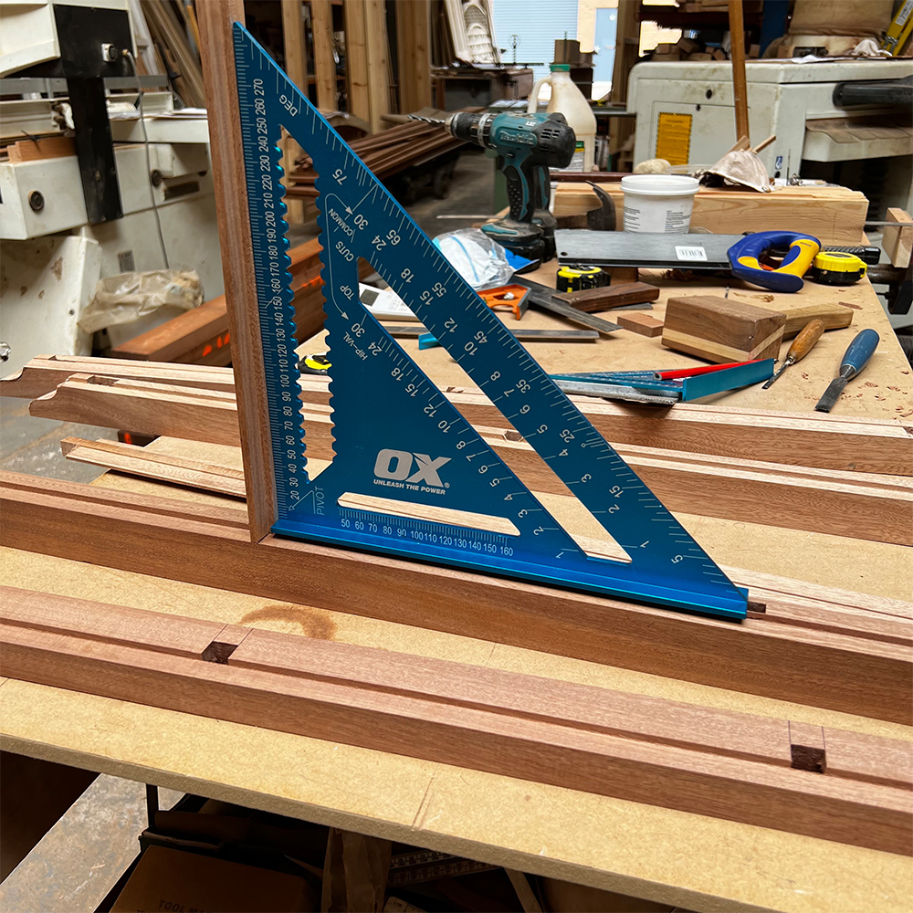 OX Pro Aluminium Metric Rafters Square - 180mm - ERoofing